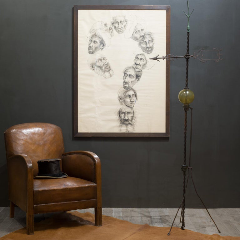 Antique Metal, Copper and Glass Barn Lightning Rod c.1920 at 1stDibs