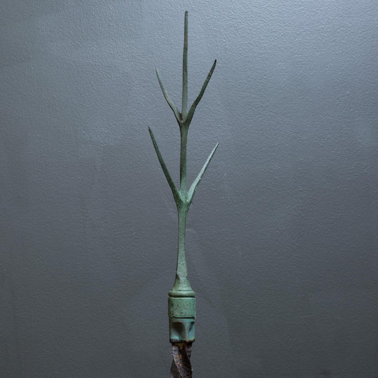 Antique Metal, Copper and Glass Barn Lightning Rod c.1920 at 1stDibs