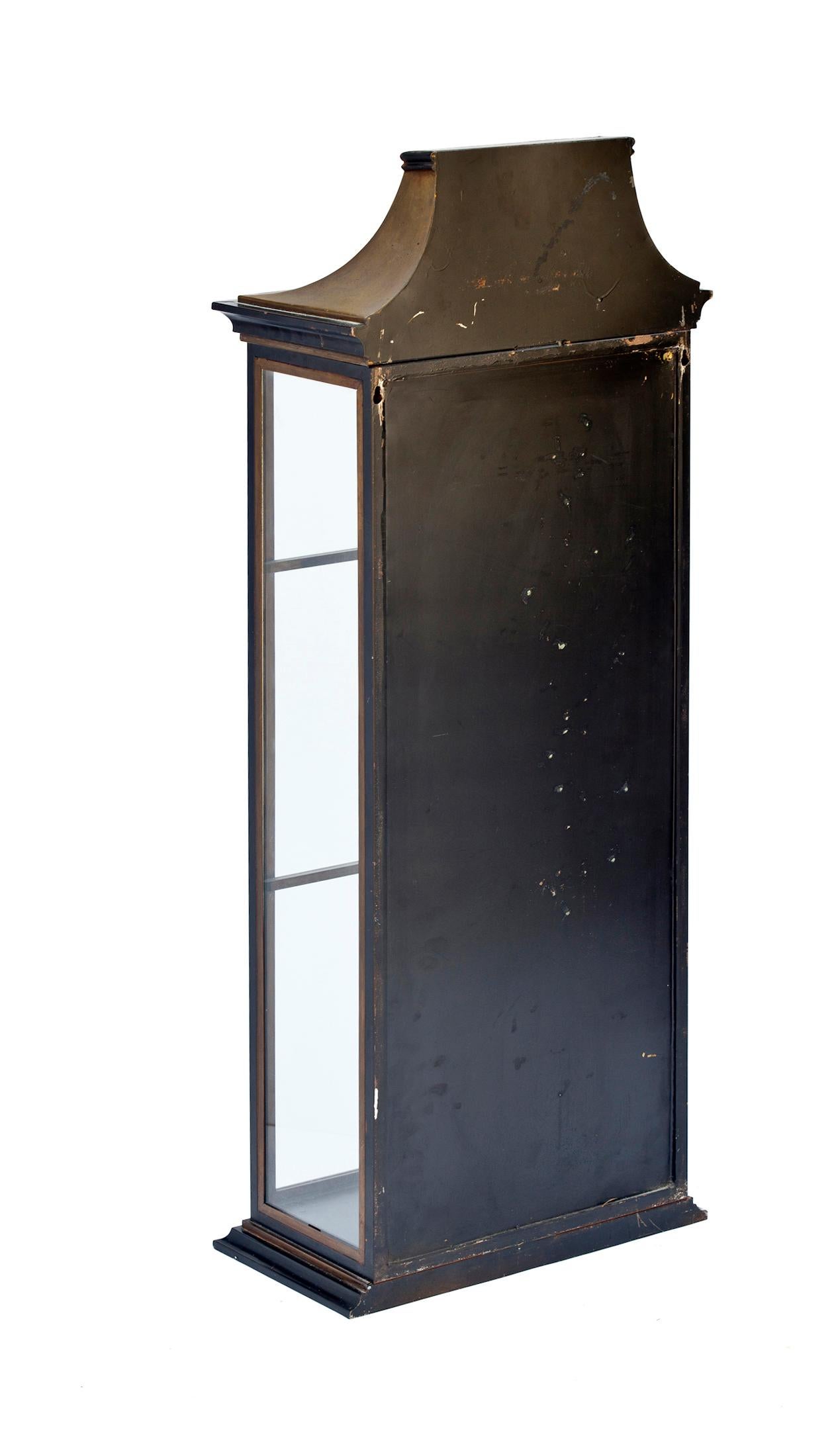 Antique Metal Display Case at 1stDibs