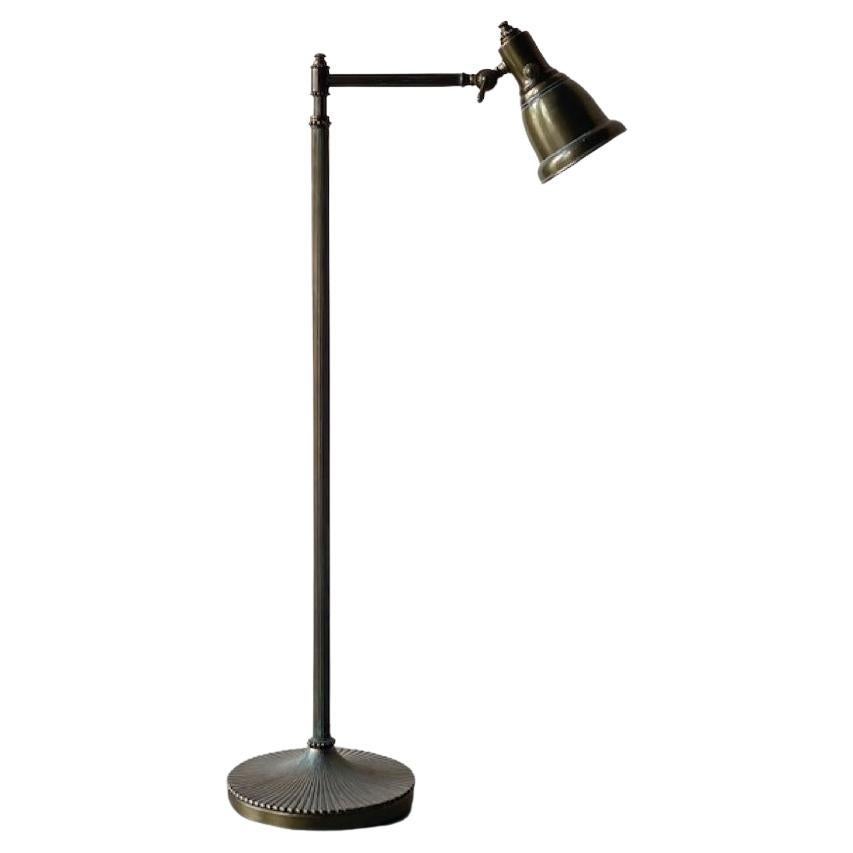 Antique Metal Floor Lamp For Sale at 1stDibs