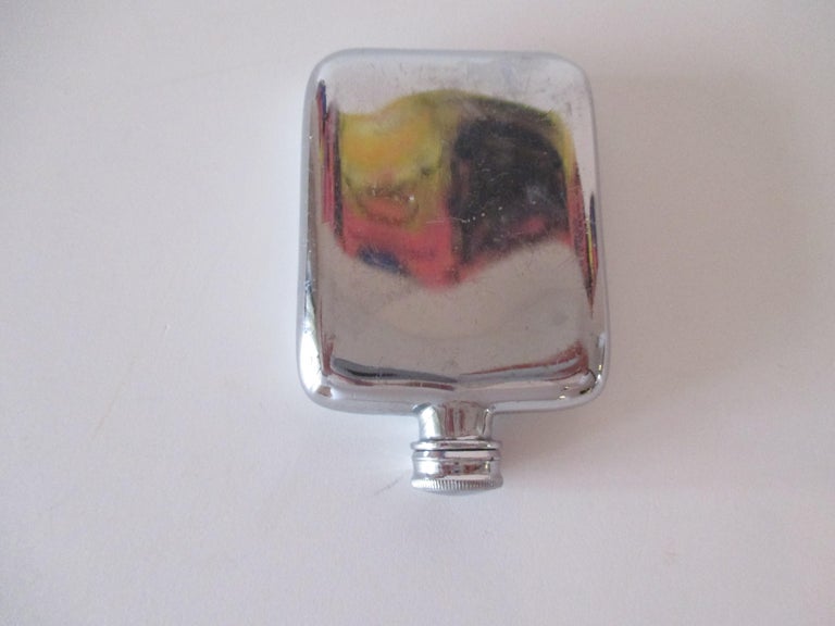 Antique Metal Mini Flask from Britain For Sale at 1stDibs