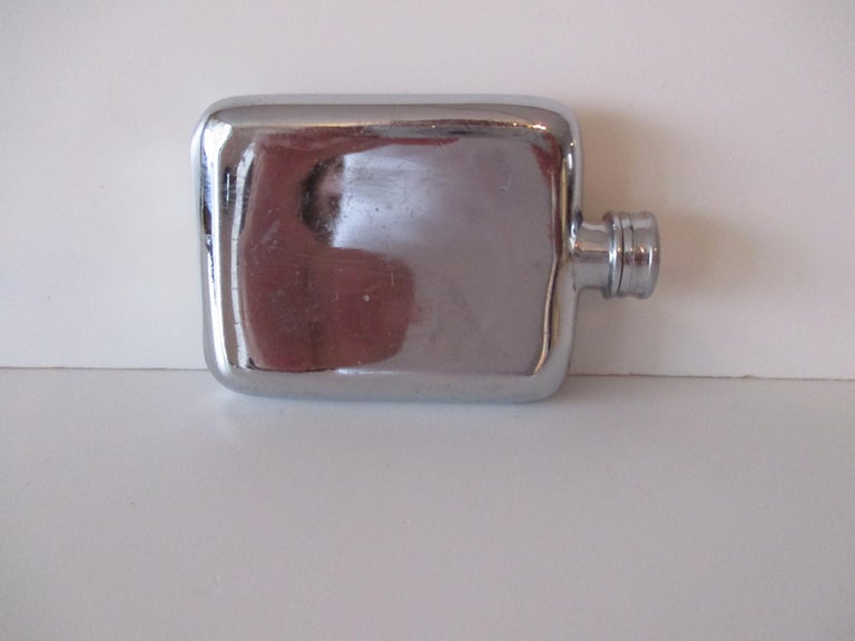 Antique Metal Mini Flask from Britain For Sale at 1stDibs