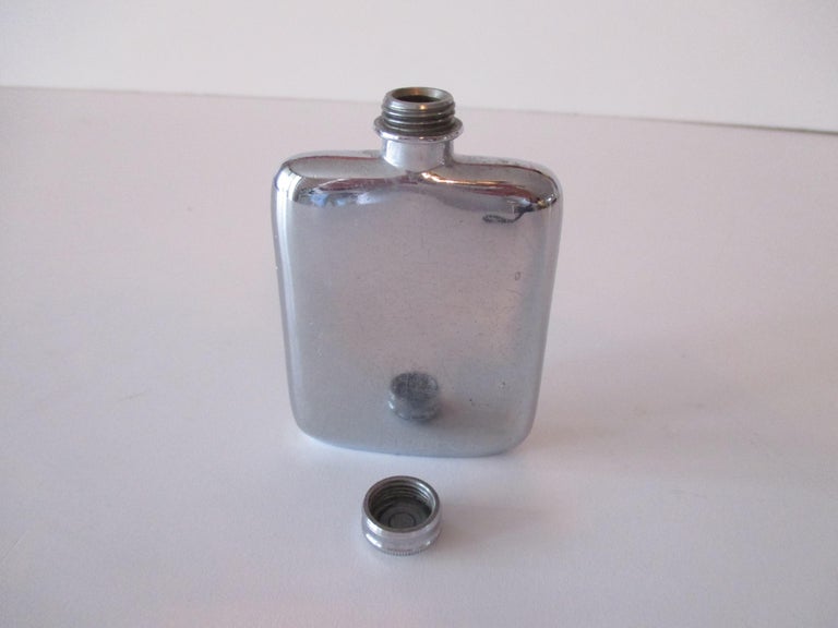 Antique Metal Mini Flask from Britain For Sale at 1stDibs
