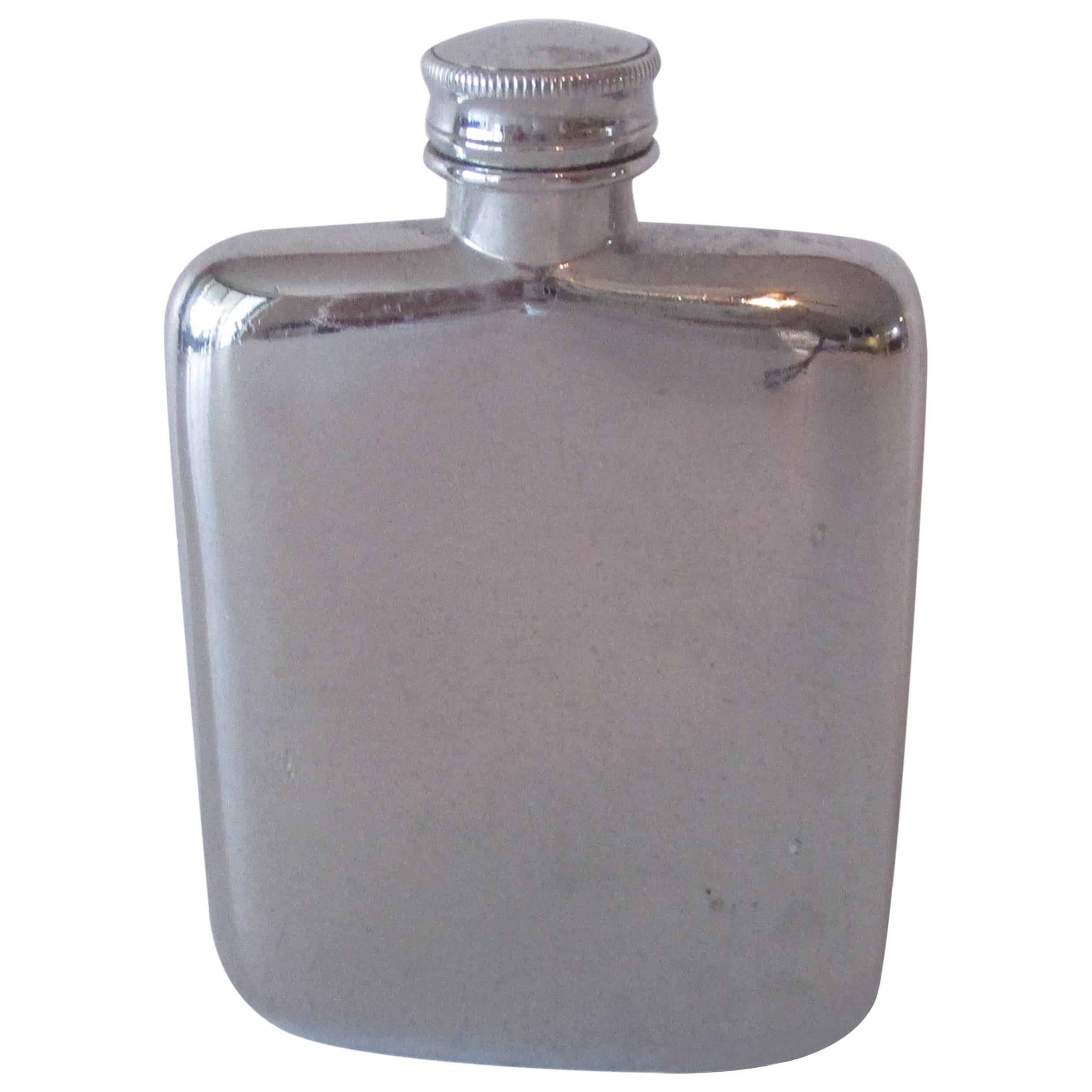 Antique Metal Mini Flask from Britain For Sale at 1stDibs