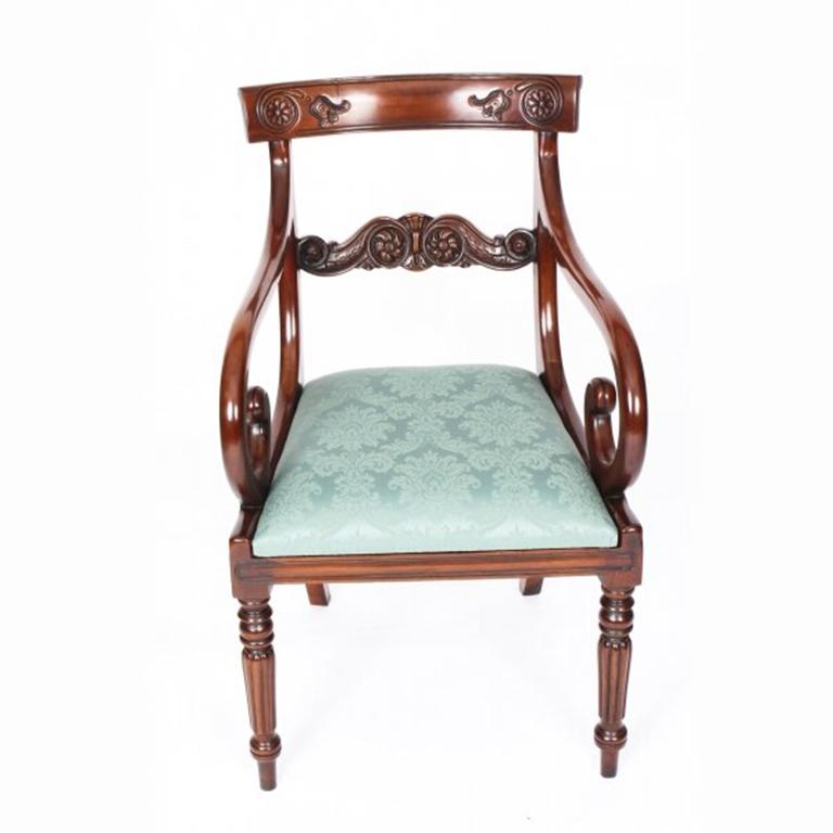 Antique Metamorphic Victorian Mahogany Dining Table and 12 Chairs 19th ...