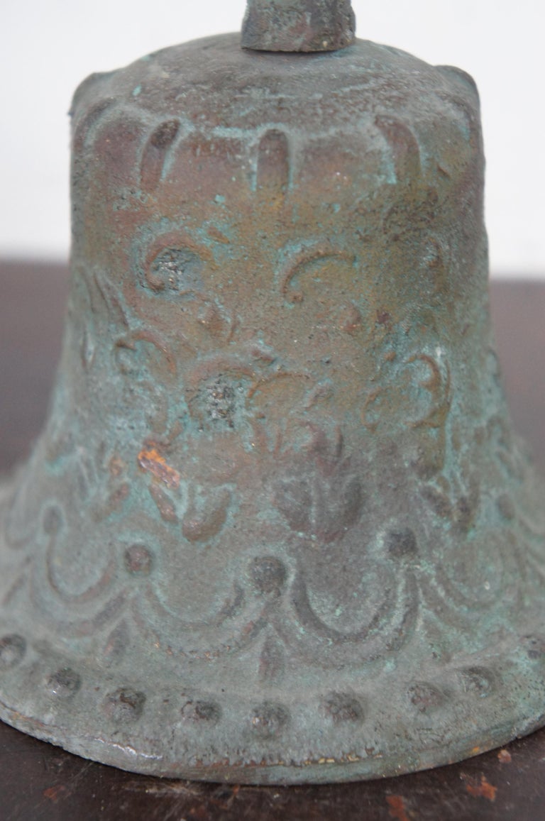 Antique Mexican Aztec Coat of Arms Bronze Bell Eagle Snake Cactus at ...