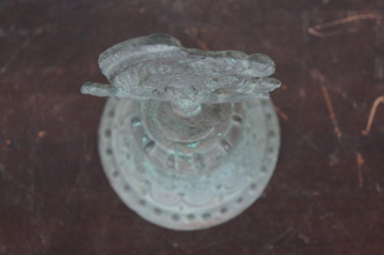 Antique Mexican Aztec Coat of Arms Bronze Bell Eagle Snake Cactus at ...