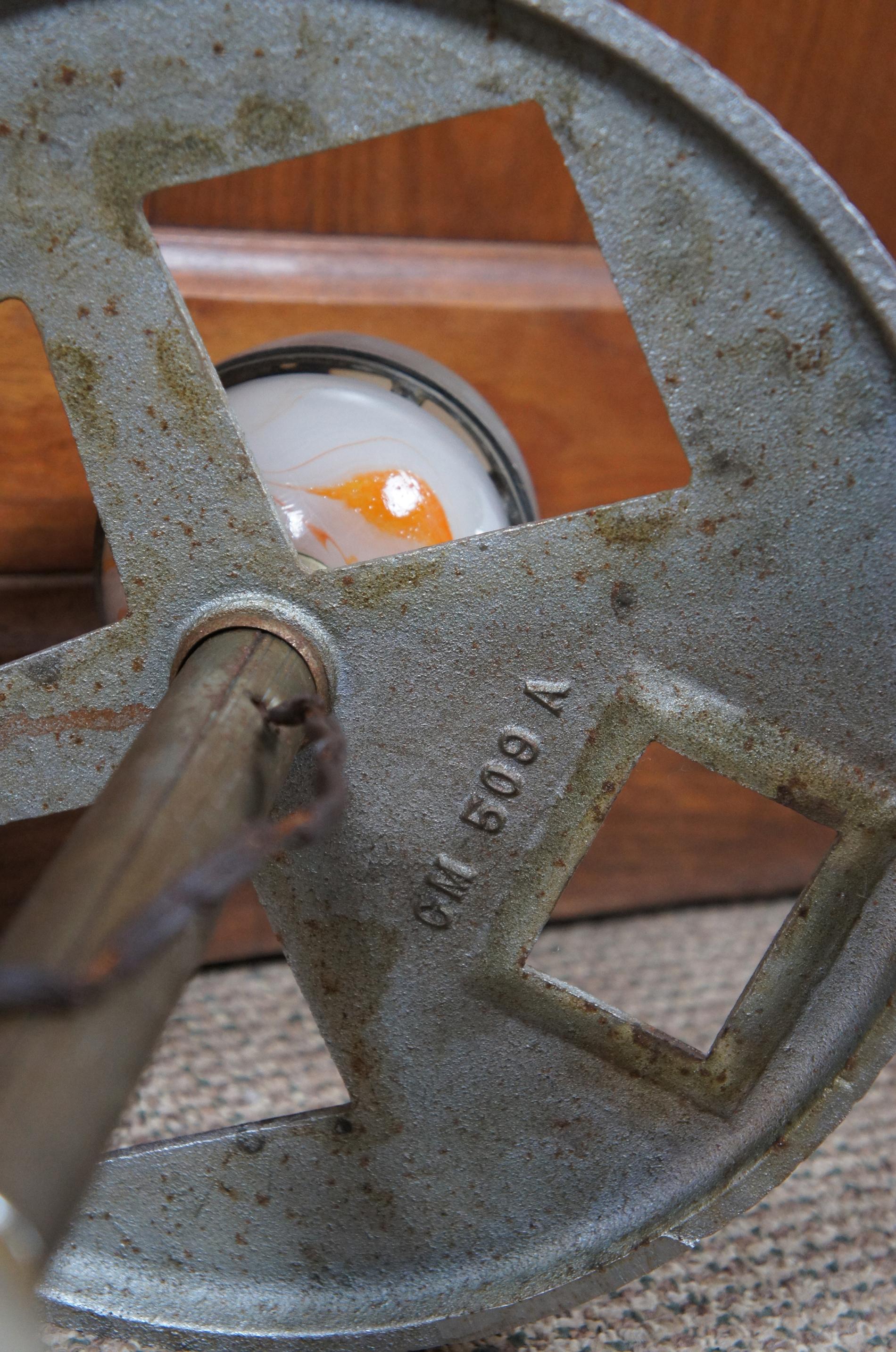 Antique Mico Art Deco Onyx Slag Glass Smoke Stand Ashtray Lamp Lighter ...