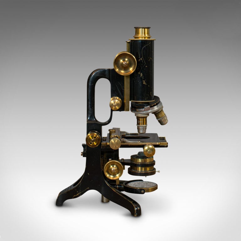 Antique Microscope, English, Brass, Scientific Instrument, Charles ...