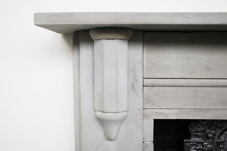 Antique Mid Victorian York Stone Fireplace Surround at 1stDibs