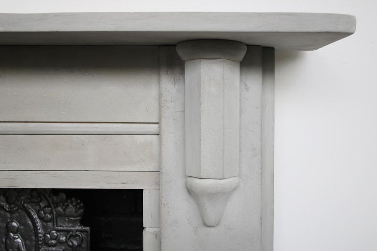Antique Mid Victorian York Stone Fireplace Surround at 1stDibs