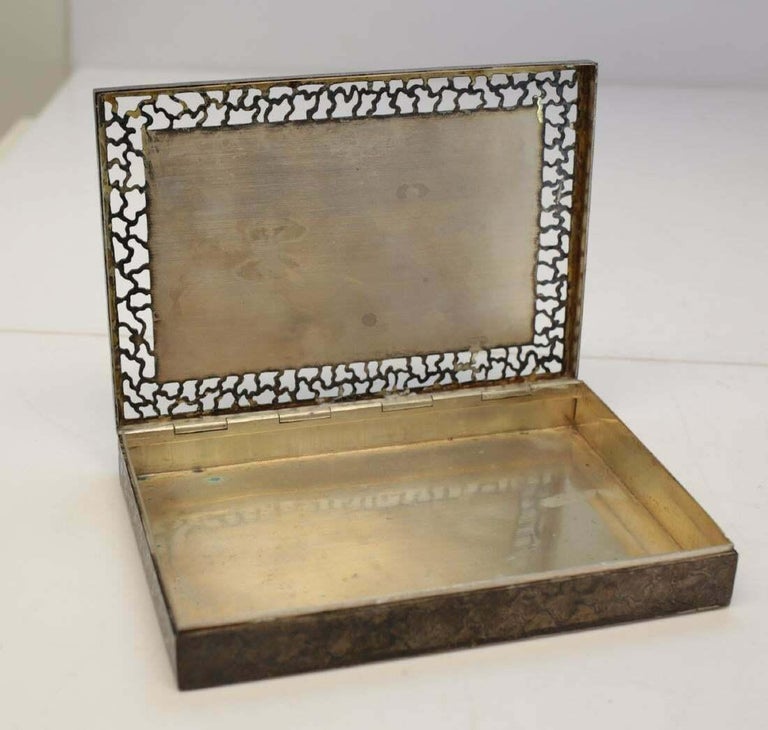Antique Middle Eastern Sterling Silver Pierced Potpourri Box, Mini ...