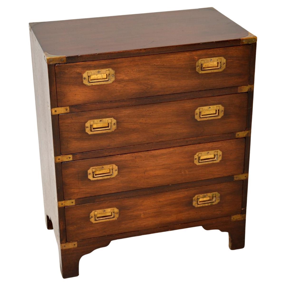 Antique Military Campaign Chest of Drawers at 1stDibs