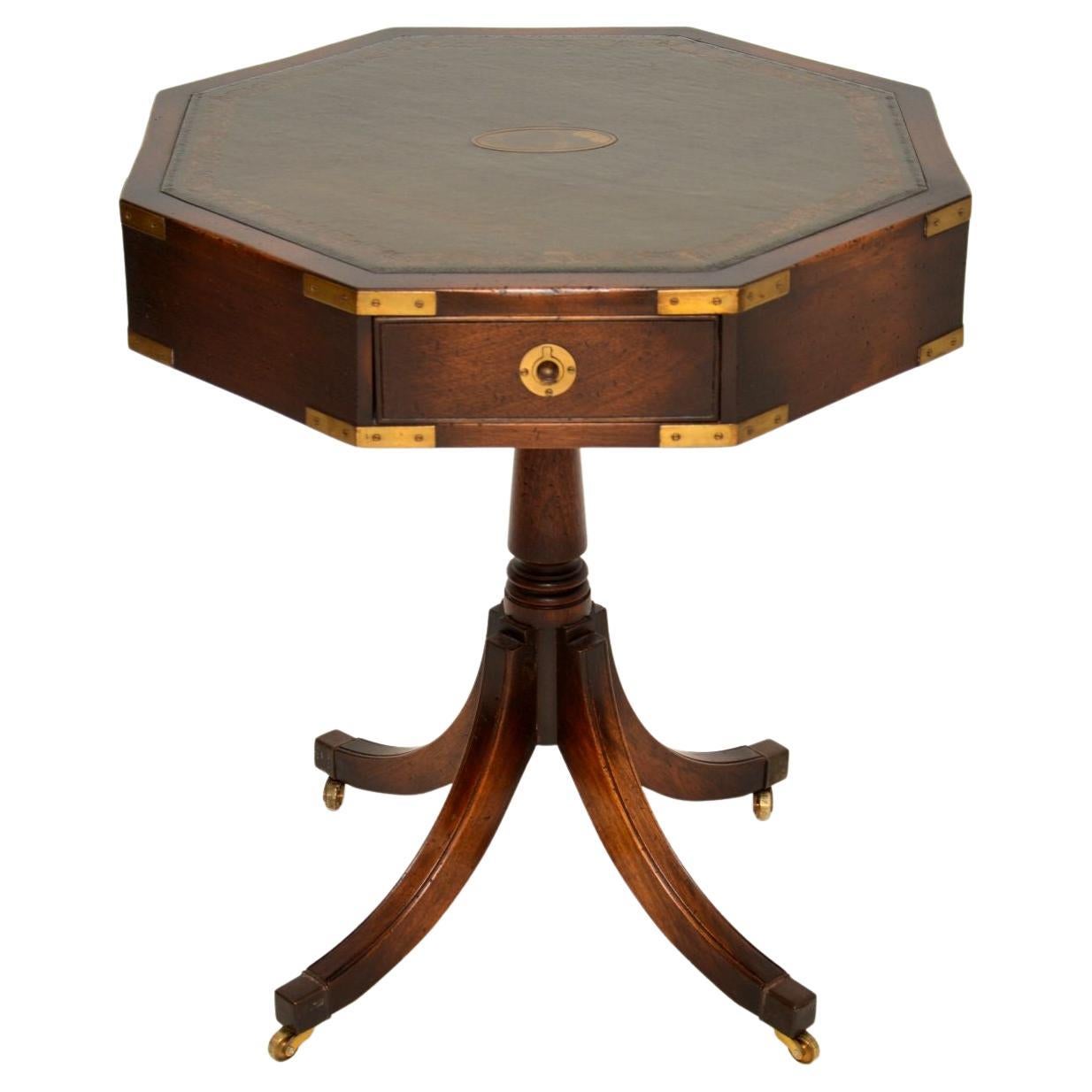 Equestrian Drum Table For Sale at 1stDibs