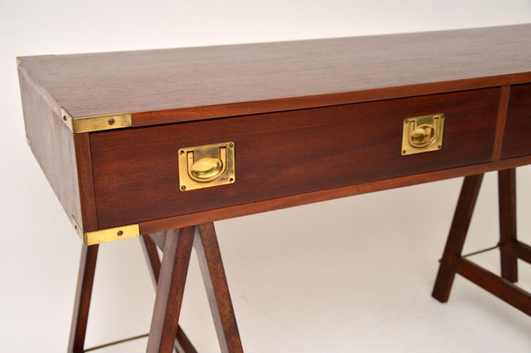 Antique Military Campaign Style Desk at 1stDibs