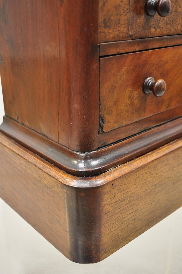 Antique Miniature American Empire Small Mahogany Salesman Sample Chest ...