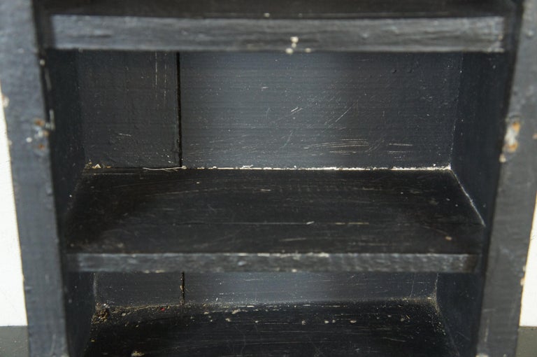 Antique Miniature Folk Art Primitive Salesman Sample Bookshelf Bookcase ...