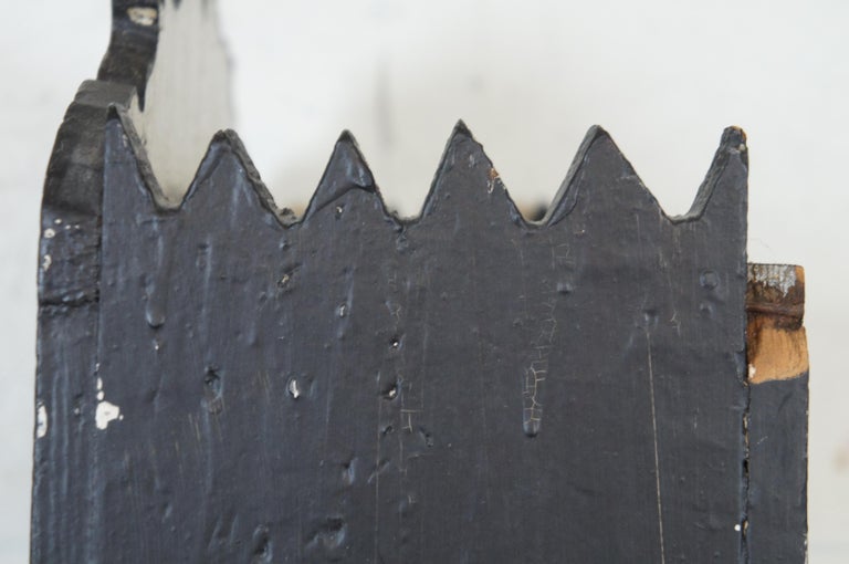 Antique Miniature Folk Art Primitive Salesman Sample Bookshelf Bookcase ...