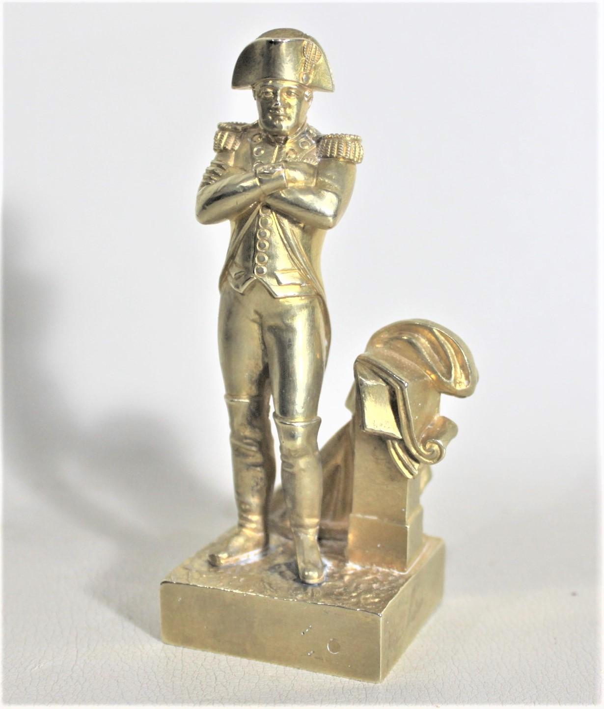 Antique Miniature Gilt Bronze Sculpture of Napoleon Bonaparte in ...
