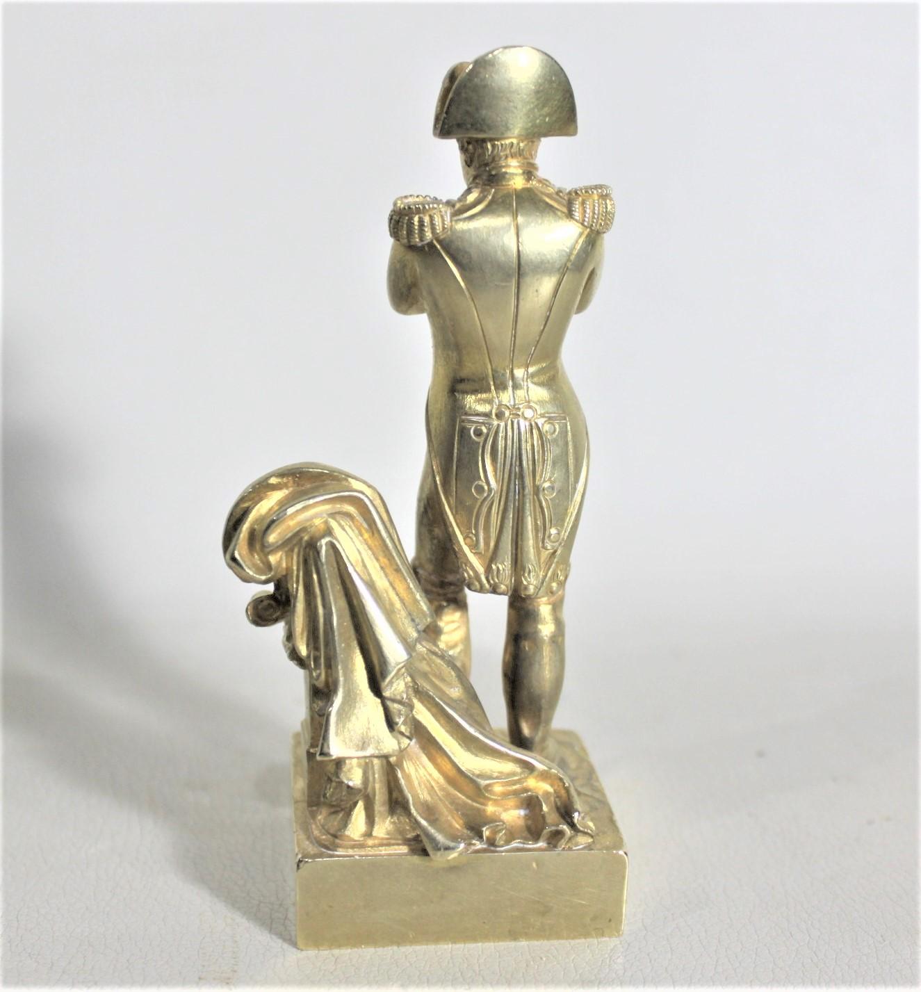 Antique Miniature Gilt Bronze Sculpture of Napoleon Bonaparte in ...