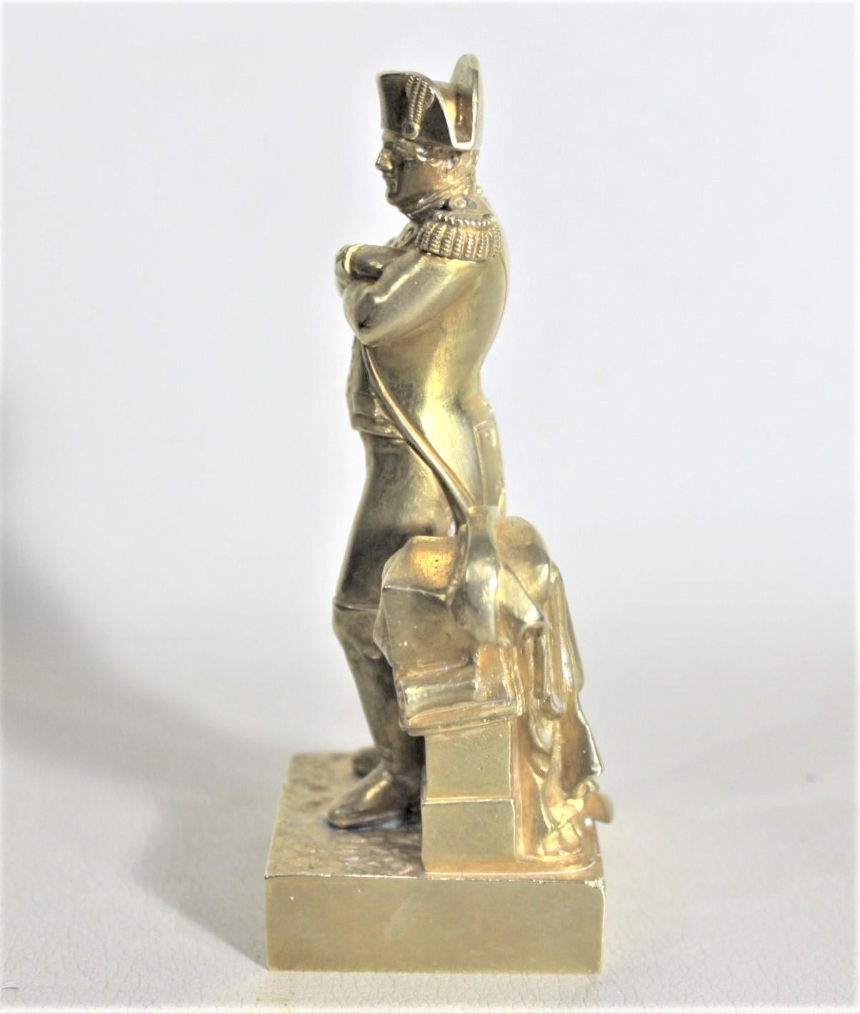 Antique Miniature Gilt Bronze Sculpture of Napoleon Bonaparte in ...