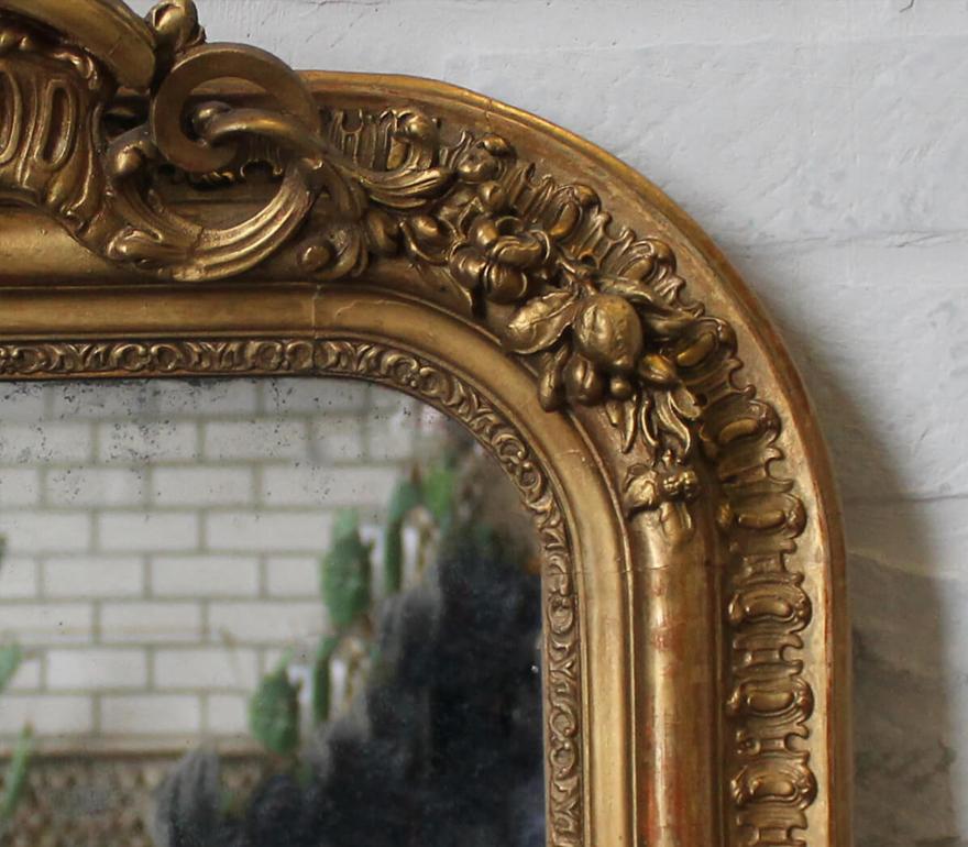 Antique mirror 19th Century For Sale at 1stDibs