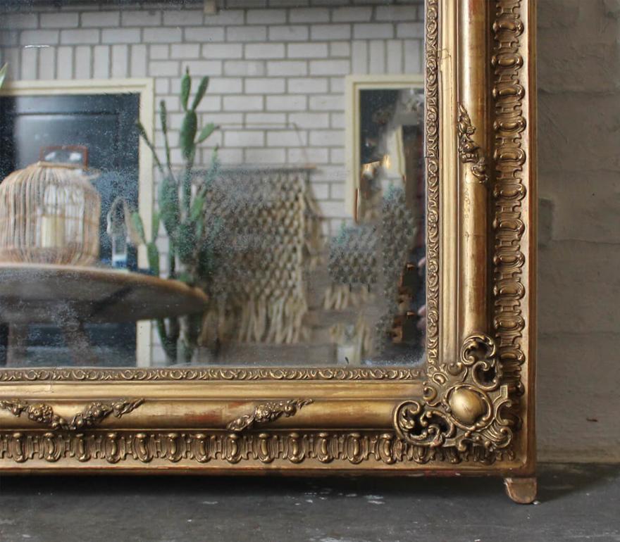 Antique mirror 19th Century For Sale at 1stDibs