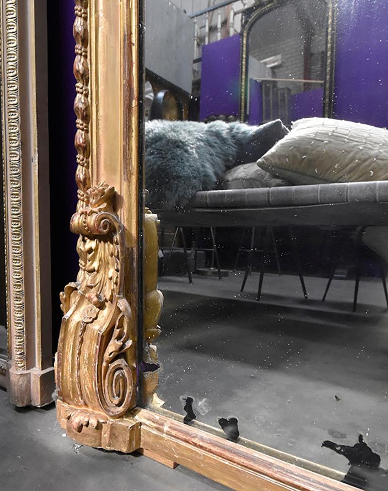 Antique Mirror, 19th Century For Sale at 1stDibs | old fashioned mirror ...