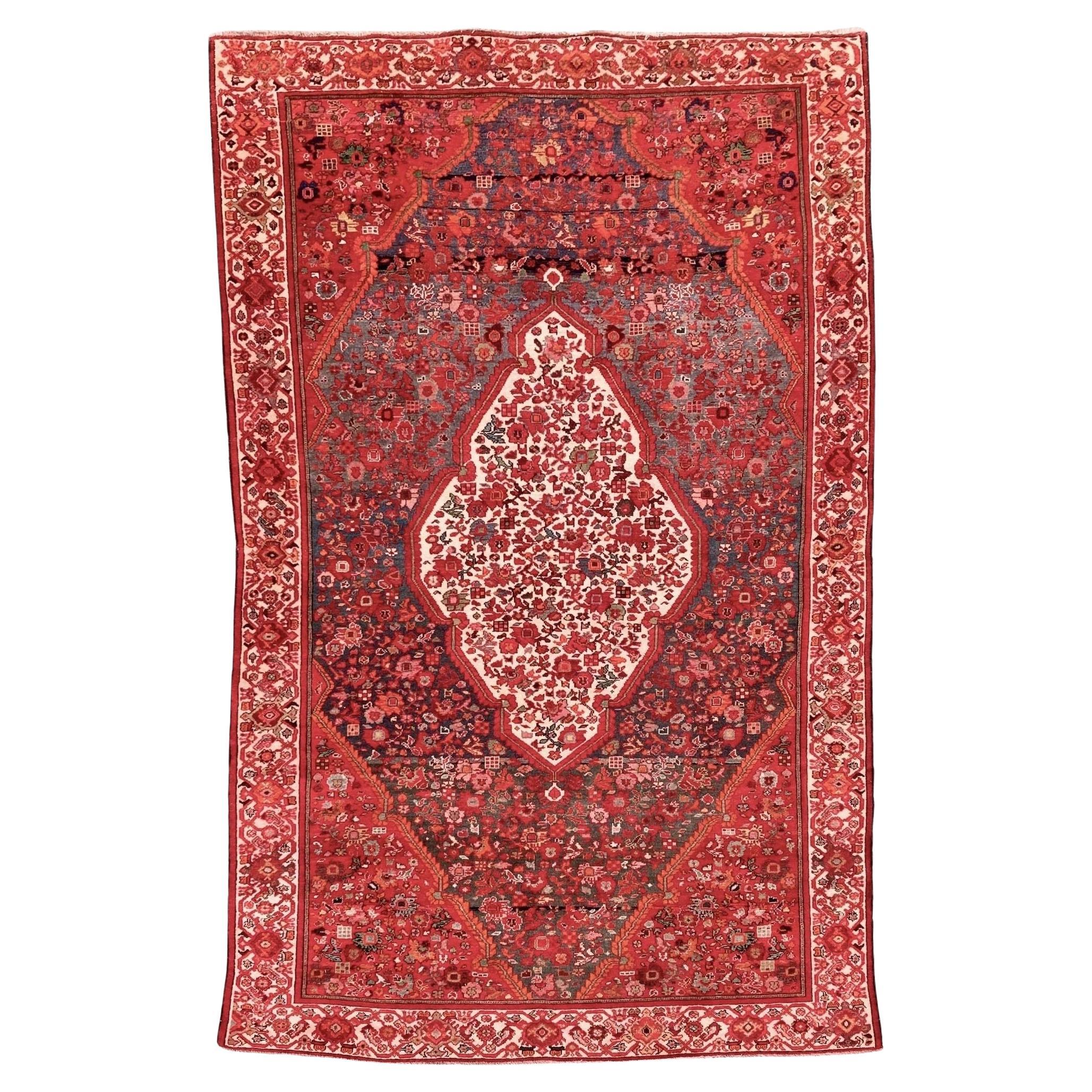 Extremely Fine Antique Persian Mishan Malayer with Great colors and ...