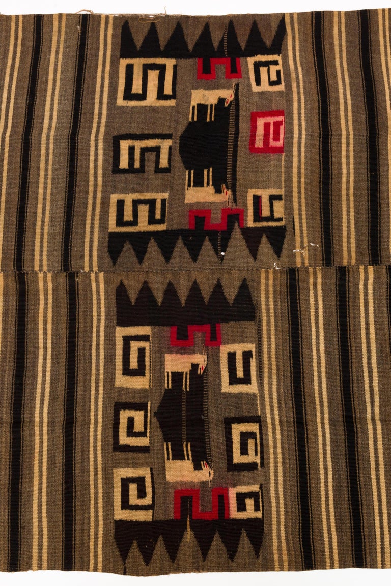 Antique Mixtec Highlands Mexican Wool Serape Blanket at 1stDibs ...