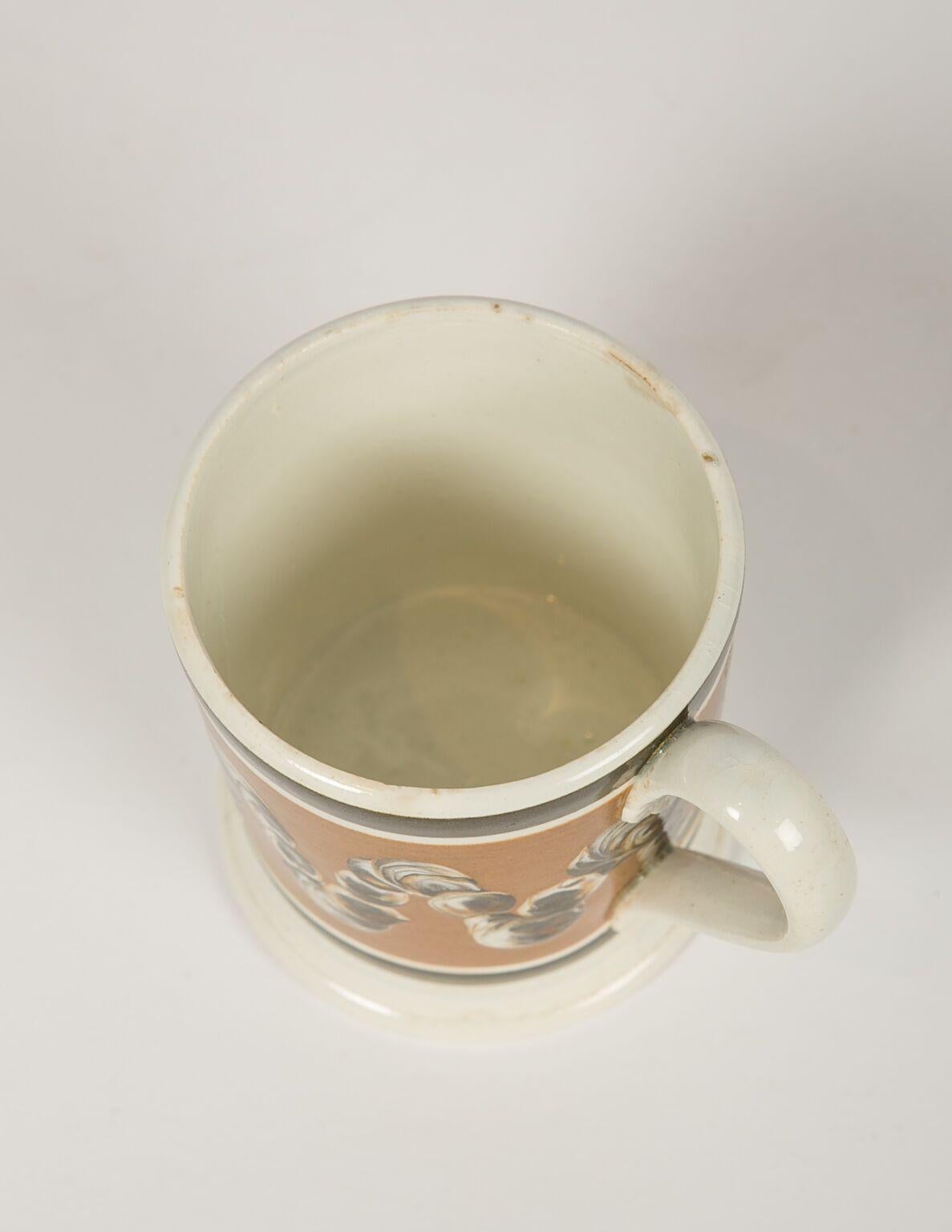 Antique Mochaware Mug at 1stDibs