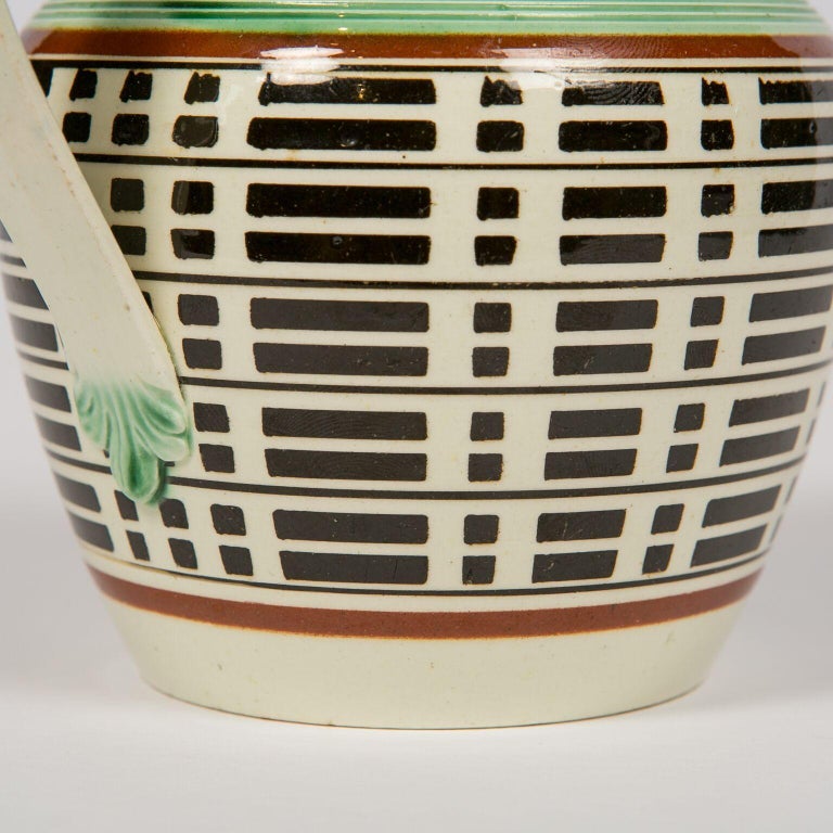 Antique Mochaware Pitcher Made in England. circa 1815 at 1stDibs