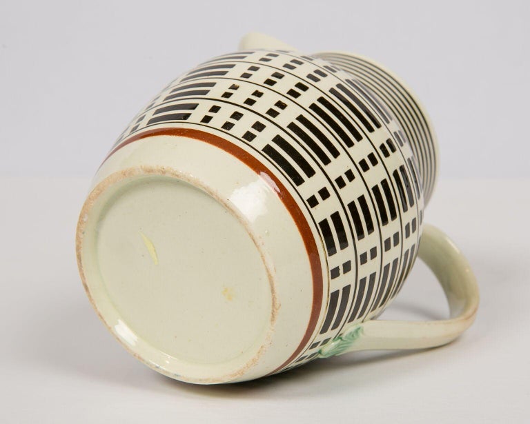 Antique Mochaware Pitcher Made in England. circa 1815 at 1stDibs