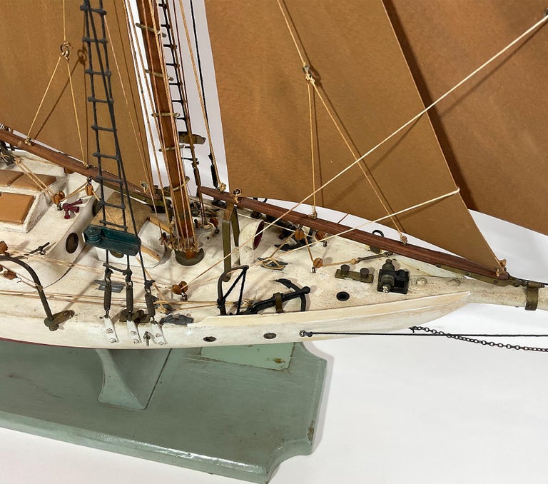 Antique Model of a Two Masted Schooner at 1stDibs