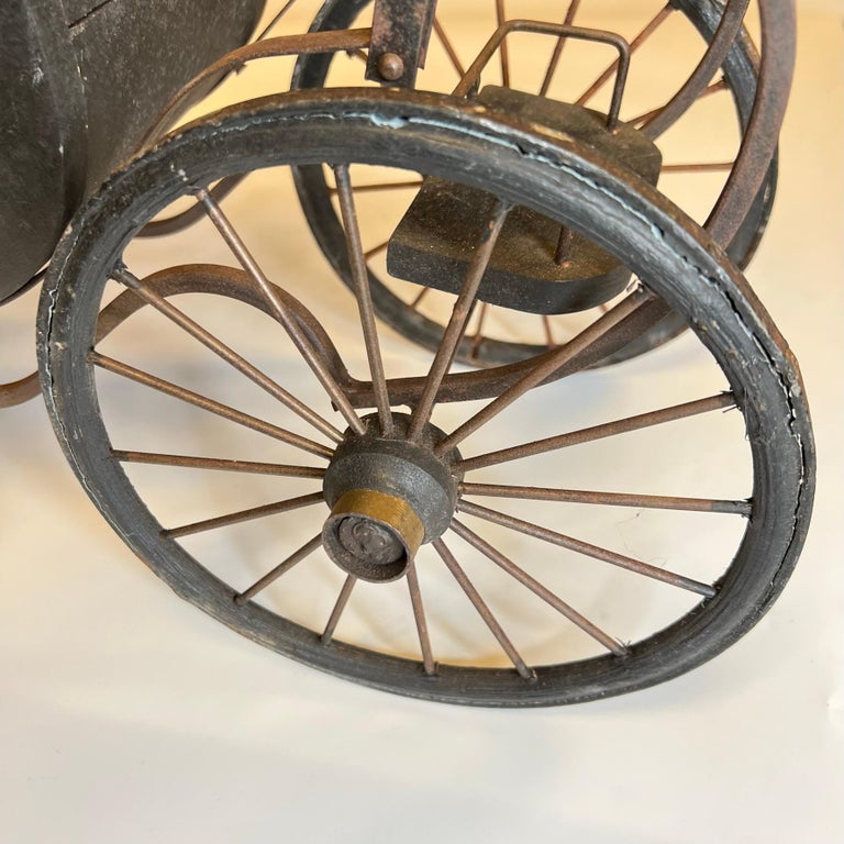 Antique Model of a Wooden and Metal Horse Carriage in 18th Century ...