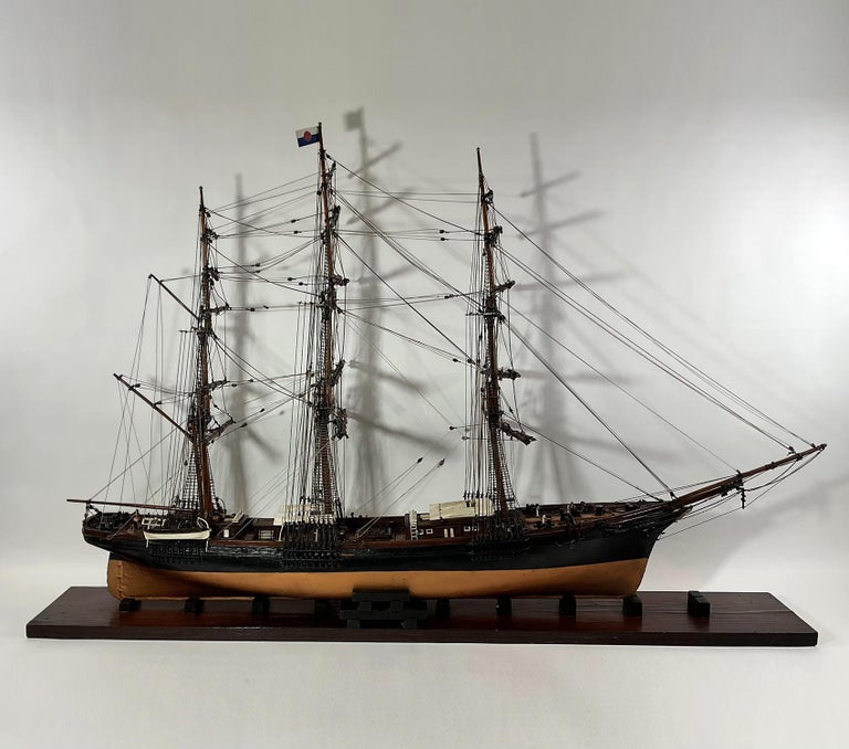 Antique Model of Clipper Ship Nightingale For Sale at 1stDibs