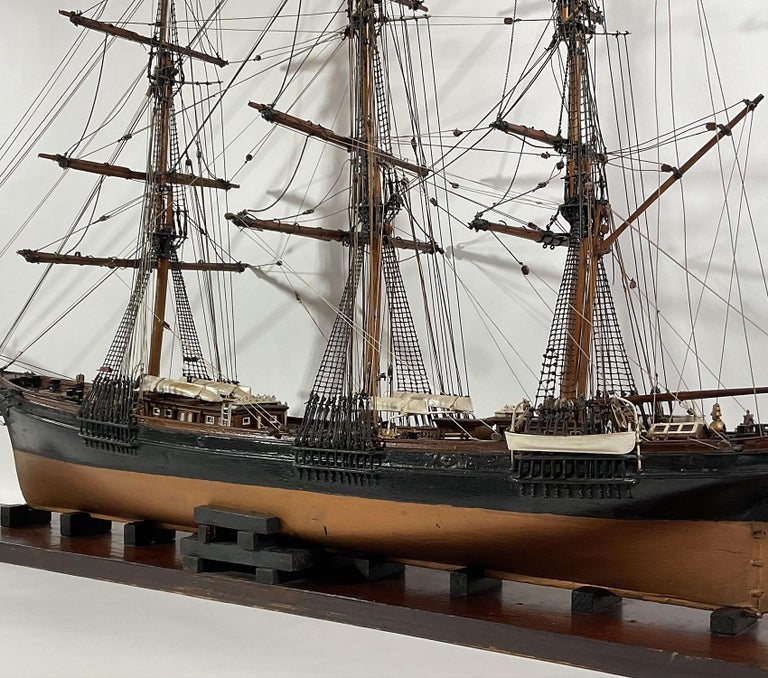 Antique Model of Clipper Ship Nightingale For Sale at 1stDibs