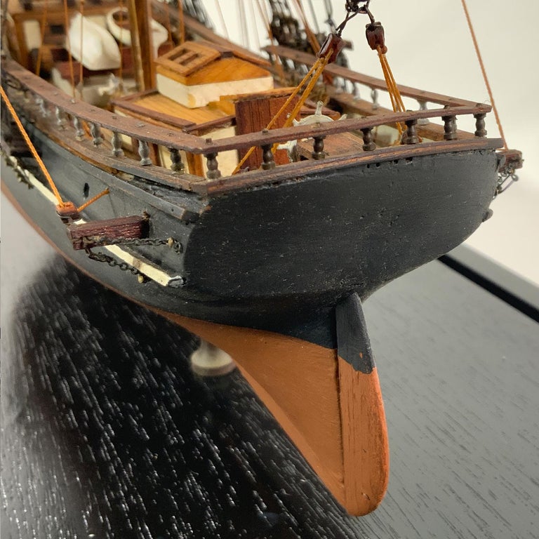 Antique Model of the Brig Volante For Sale at 1stDibs