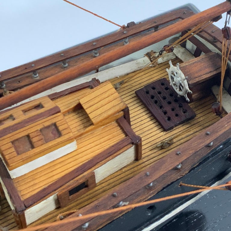 Antique Model of the Brig Volante For Sale at 1stDibs