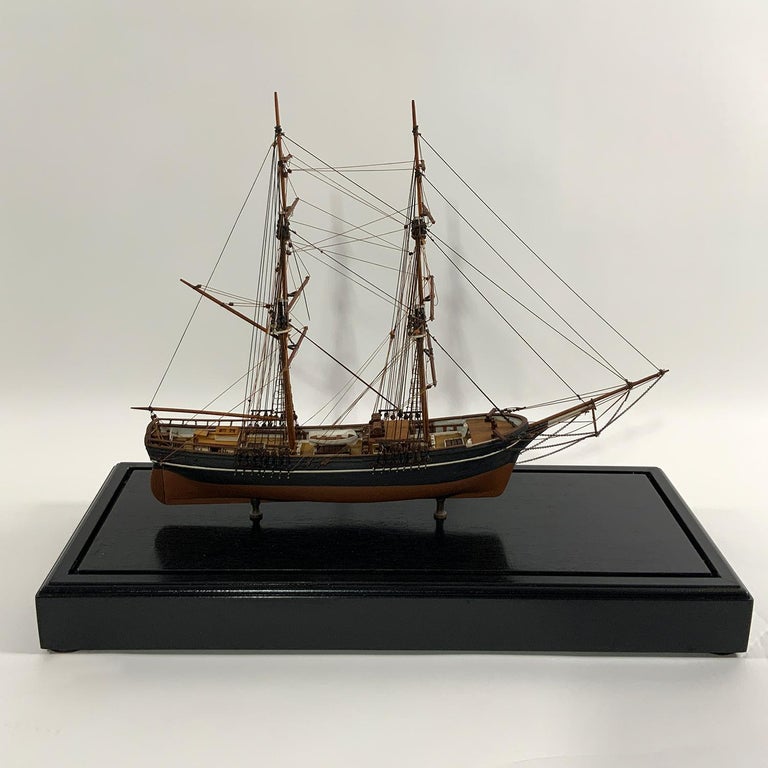 Antique Model of the Brig Volante For Sale at 1stDibs