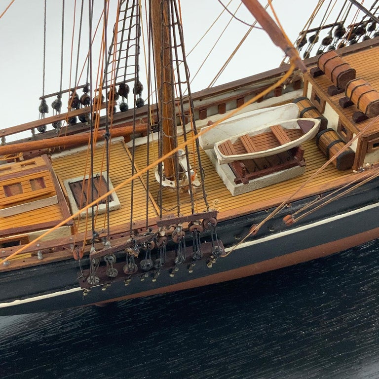 Antique Model of the Brig Volante For Sale at 1stDibs