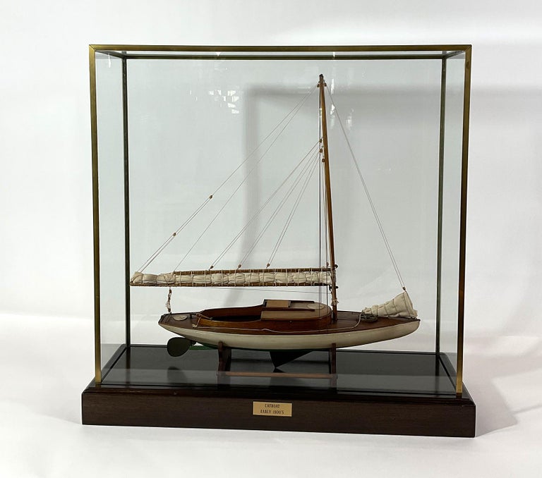 Antique Model Of The Sailing Yacht "Laurie" For Sale at 1stDibs
