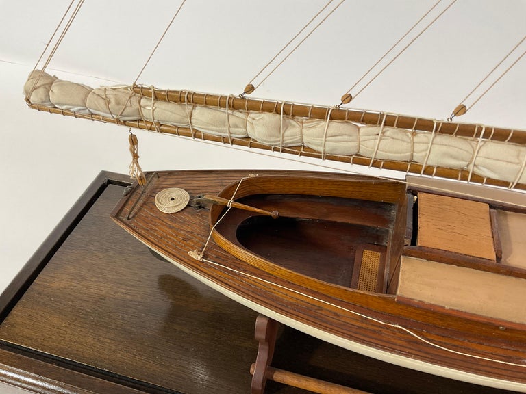Antique Model Of The Sailing Yacht "Laurie" For Sale at 1stDibs