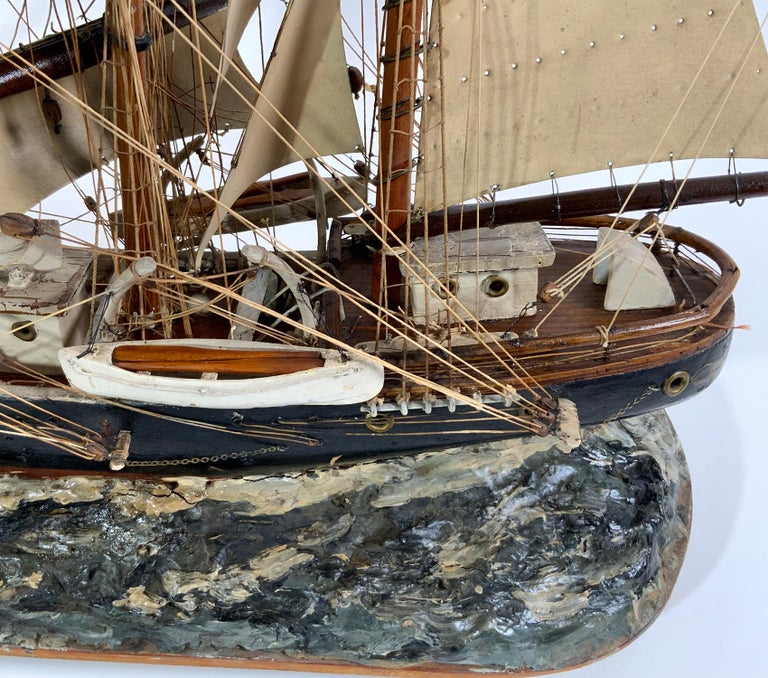 Antique Model of Windjammer Louise For Sale at 1stDibs