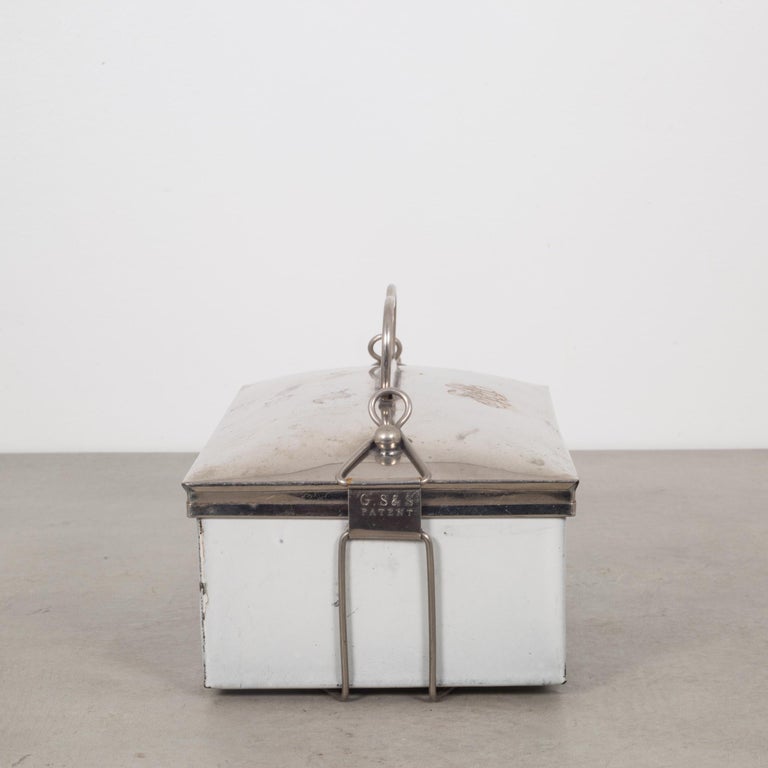 Antique Monogrammed Porcelain Food Storage Container, circa 1920 For ...