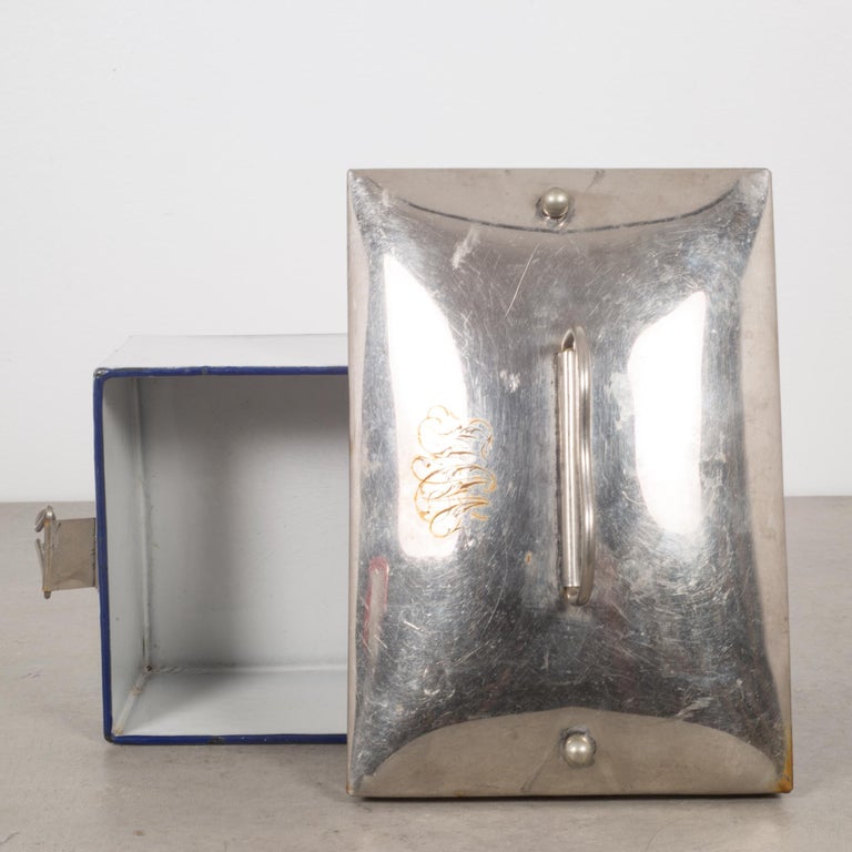 Antique Monogrammed Porcelain Food Storage Container, circa 1920 For ...