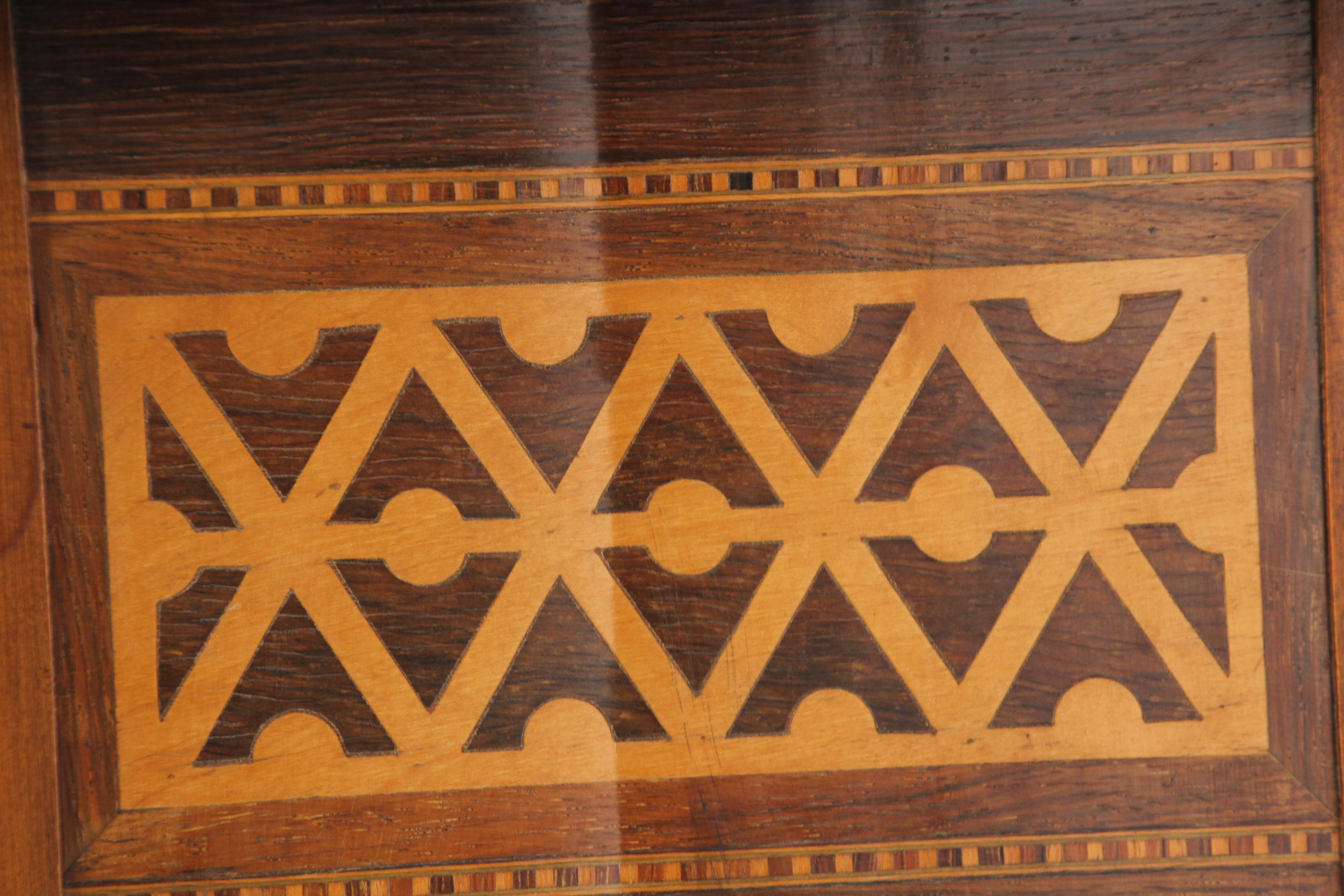 Antique Moorish Spain Inlaid Pedestal Side Table at 1stDibs | moorish ...