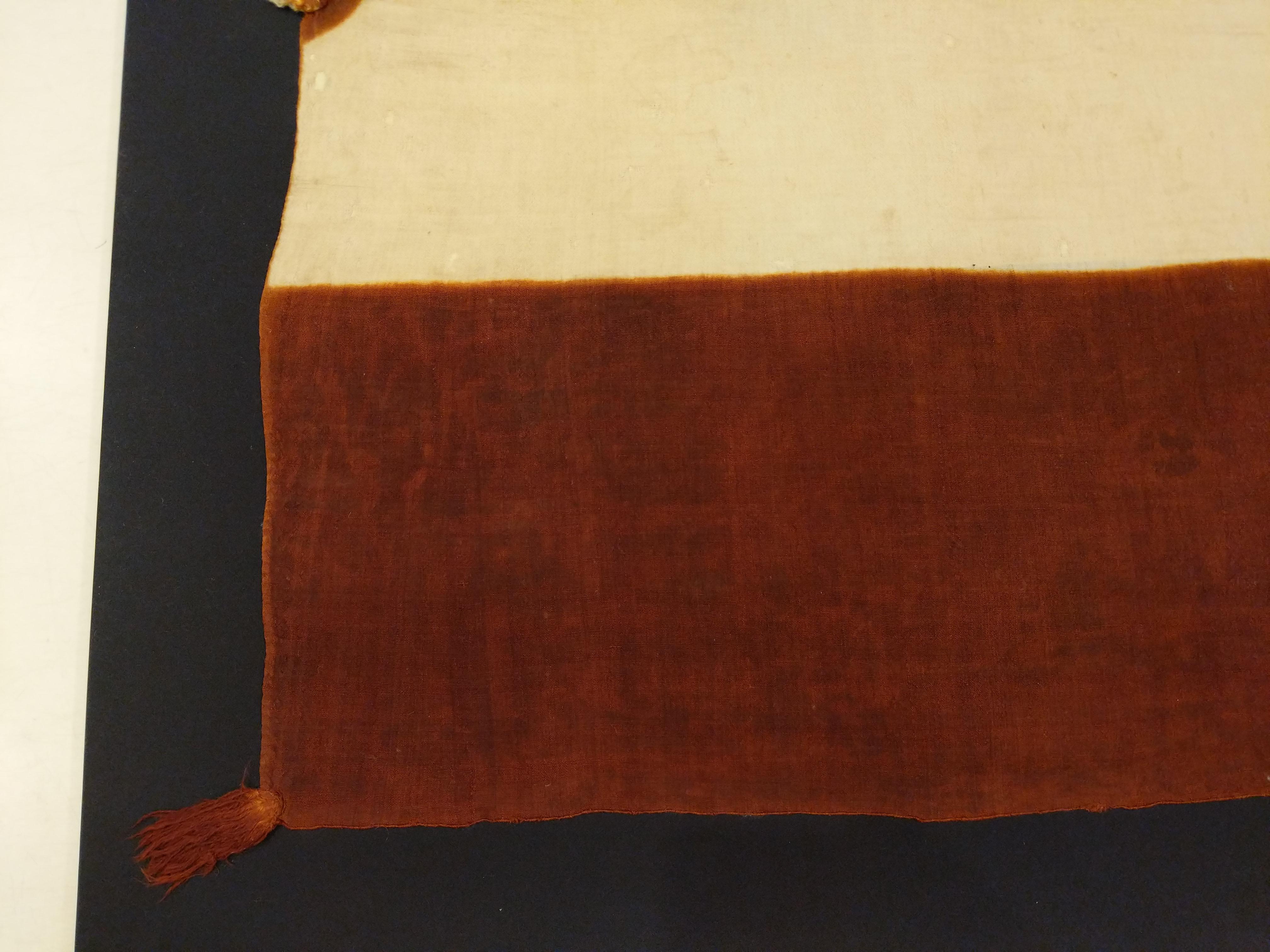 Antique Moroccan Berber Henna-Dyed Woman's Ceremonial Head Scarf at 1stDibs