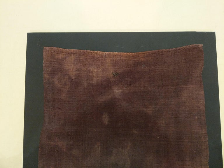 Antique Moroccan Berber Henna-Dyed Woman's Ceremonial Head Scarf at 1stDibs