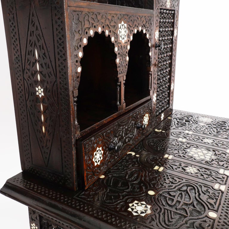 Antique Moroccan Desk or Escritoire For Sale at 1stDibs